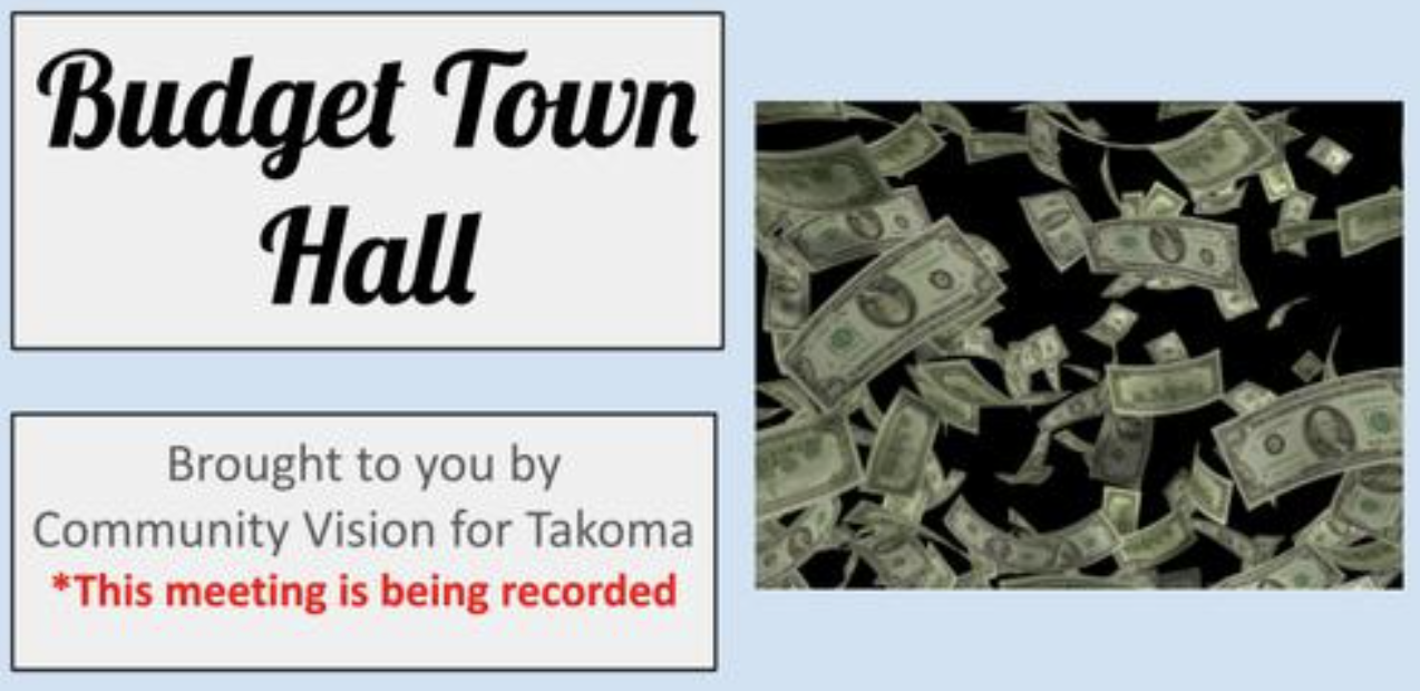 Takoma Park 2023 Budget Town Hall – Community Vision for Takoma
